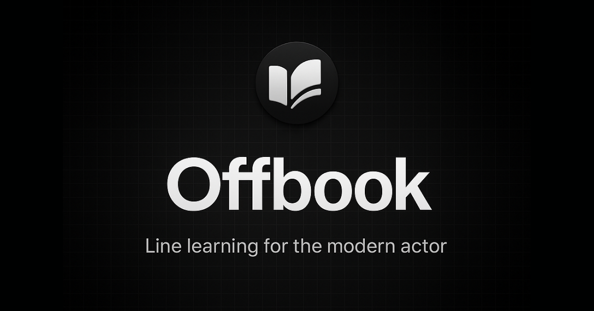 AI Line Learning App for Actors | Offbook - Memorize Scripts Faster